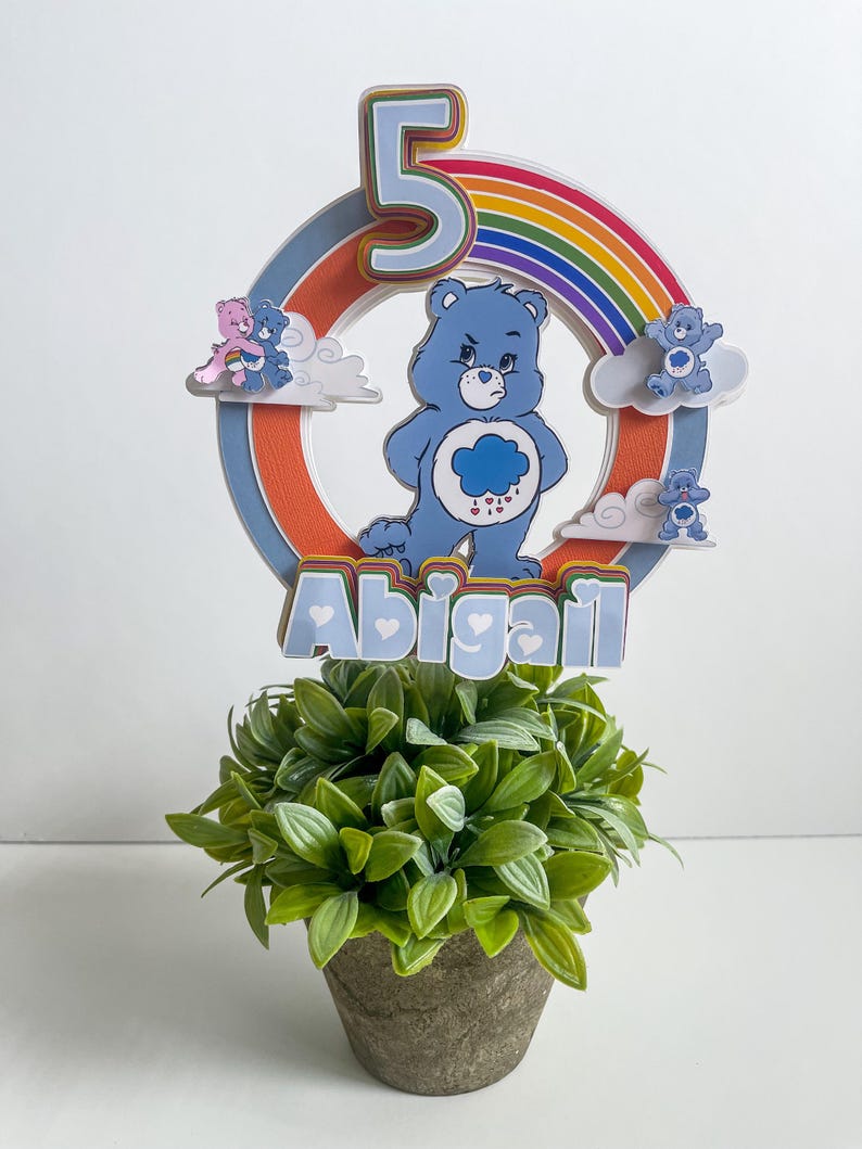 Care Bears Cake Topper - Etsy
