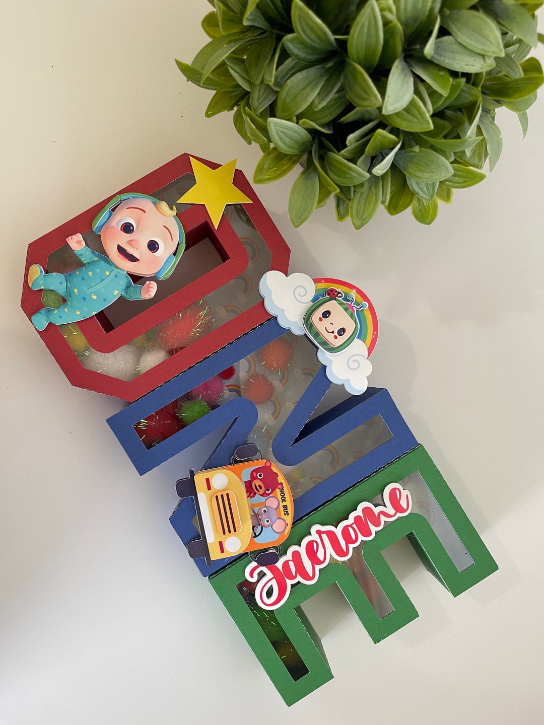 Cocomelon Shaker 3d Letters - Etsy UK