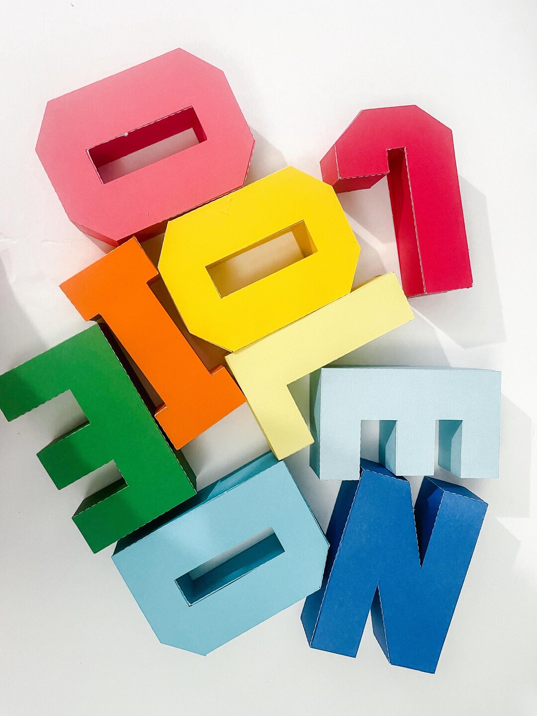 3D Letters / Party Decorations / Party Decor / Paper Craft / Birthday ...