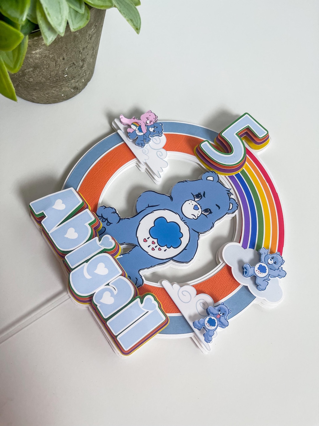 Care Bears Cake Topper - Etsy