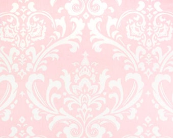 Pink Damask Fabric - Etsy