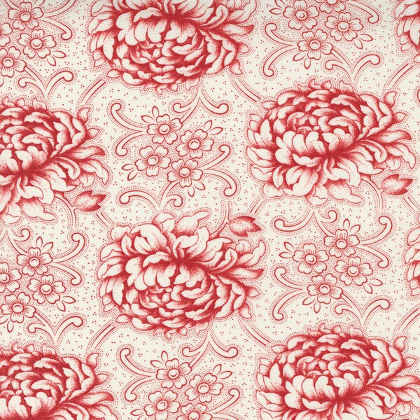 Cranberries and Cream Fabric - Etsy