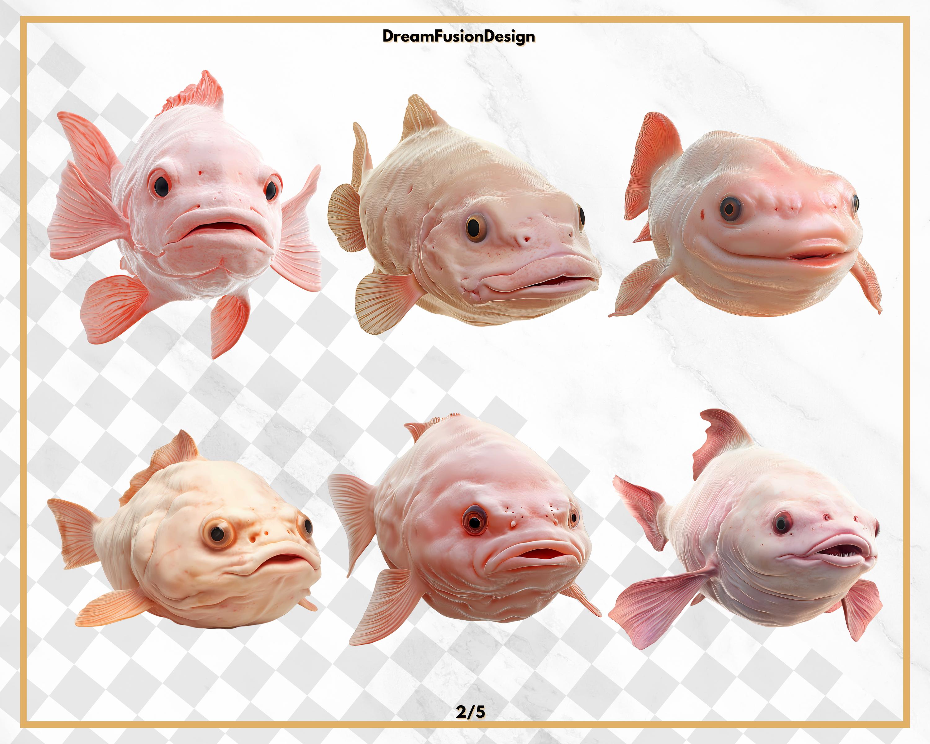 Blobfish Clipart, Blobfish PNG, Blobfish JPG, Fish Clipart, Fish Png ...