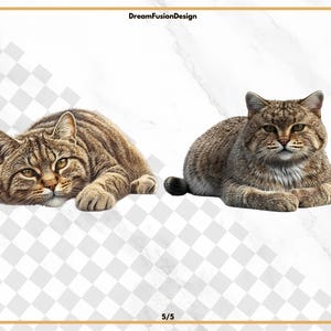 Cat Clipart, Cute Cat Illustrations, Cat PNG, Pet Graphics, Animal Art ...