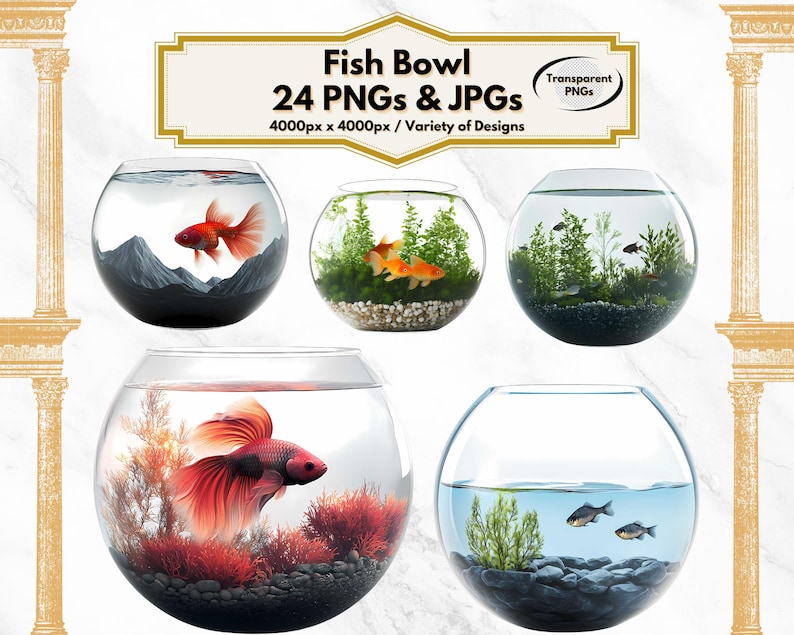 Fish Bowl Clipart, Fish Bowl PNG, Fish Bowl JPG, Aquarium Clipart ...
