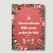 24 Advent Calendar Bible Verses for Kids | Christmas Countdown ...
