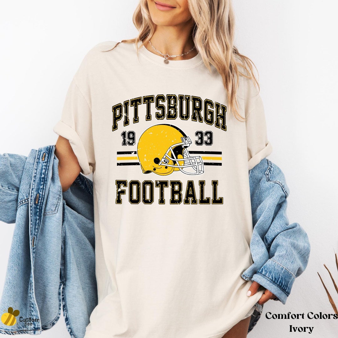 Pittsburgh Football Crewneck | Pittsburgh Shirt | Pittsburgh T-shirt ...