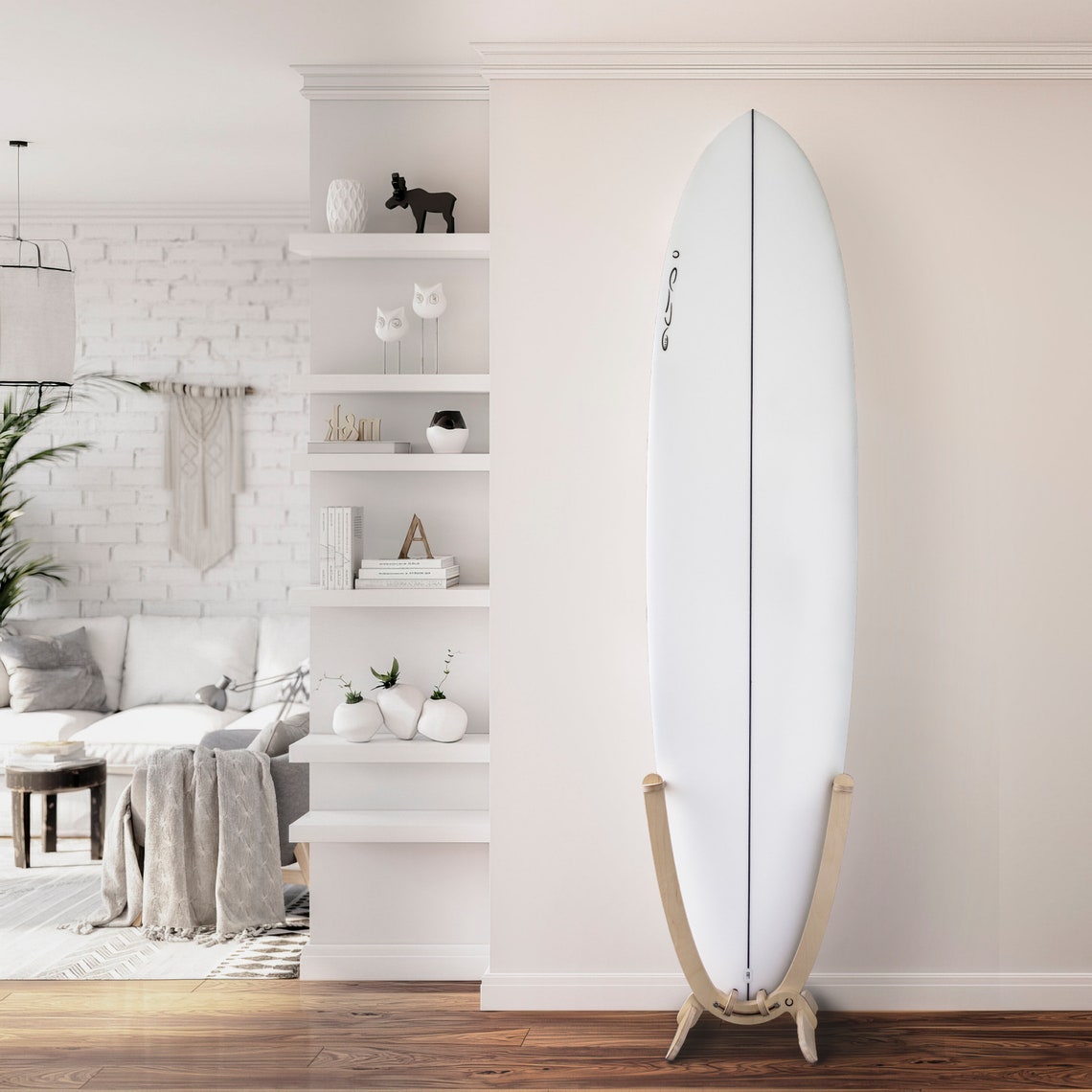 Wooden Surfboard Stand / Surfboard Rack. - Etsy