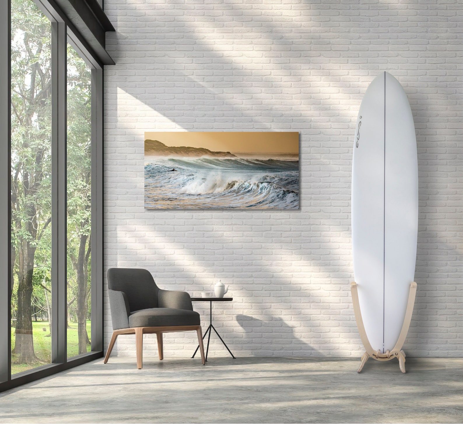 Wooden Surfboard Stand / Surfboard Rack. - Etsy