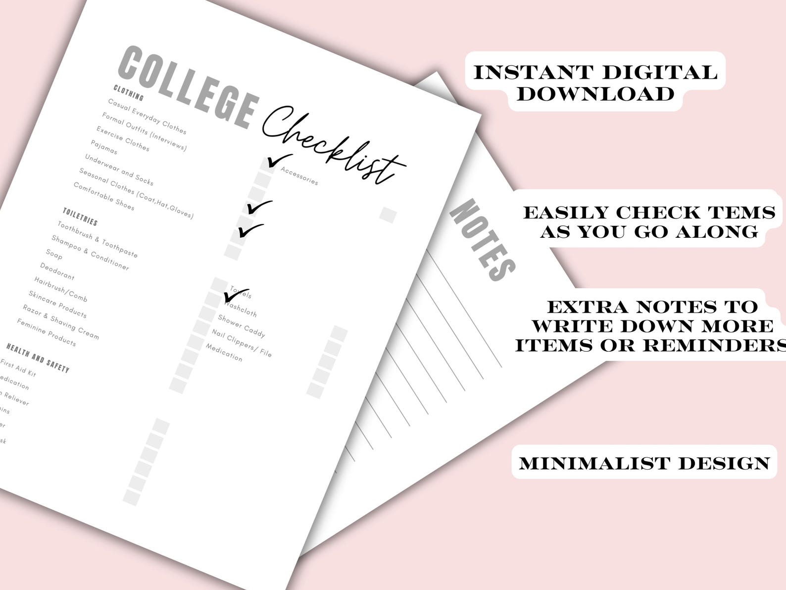 College Checklist, College Dorm Checklist, Dorm Packing List, College ...