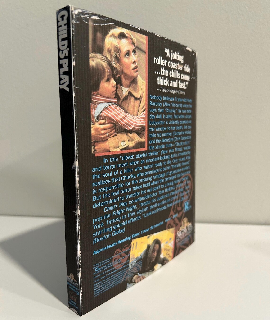 CHILDS PLAY 1988 Custom Slipcover 4k or Blu-ray Vintage Vhs Worn Retro ...