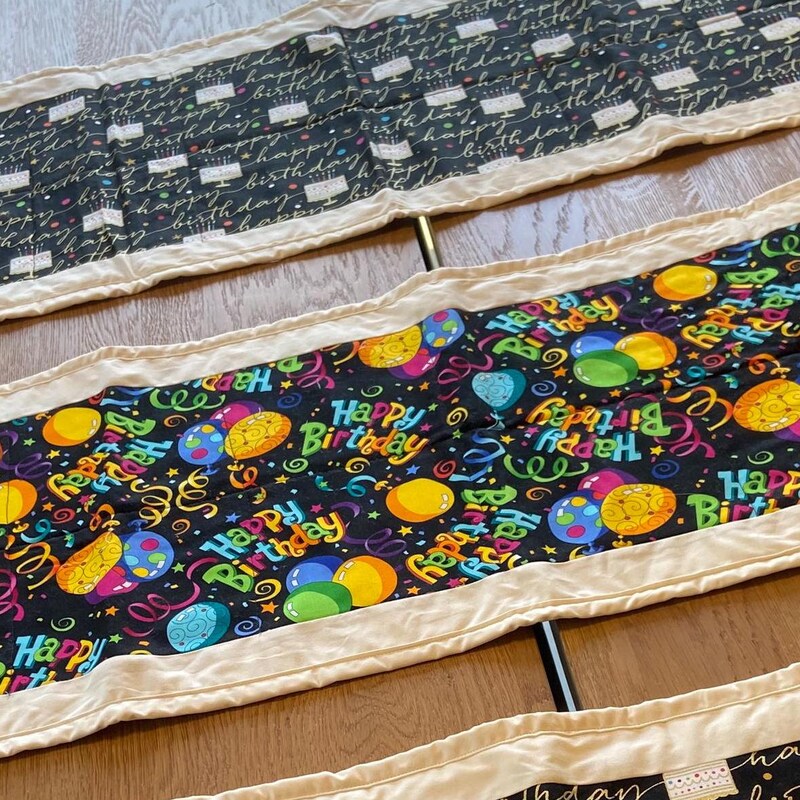 Birthday Table Runner - Etsy