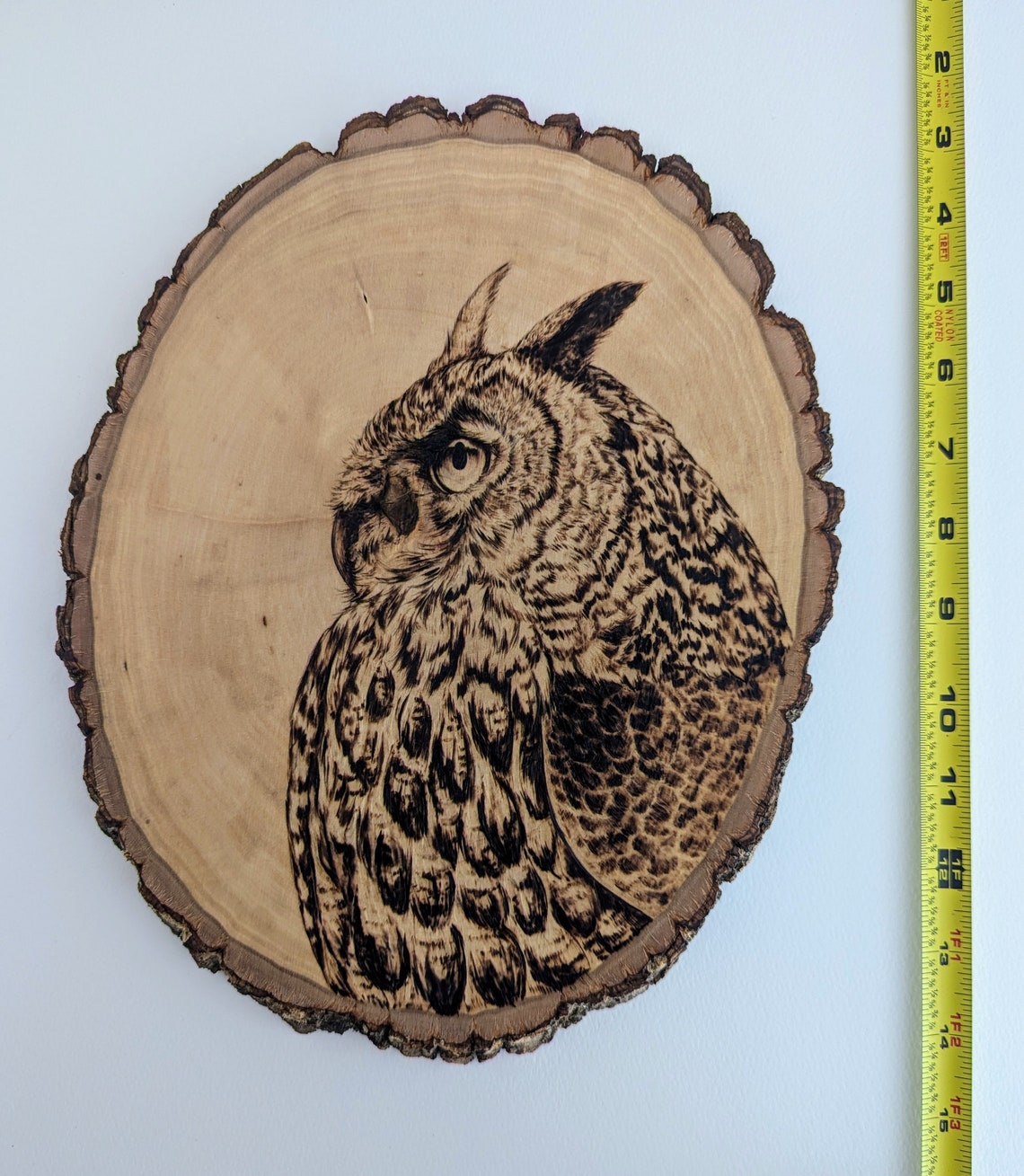 Wood Burned Owl - Wood Burning - Pyrography - Etsy