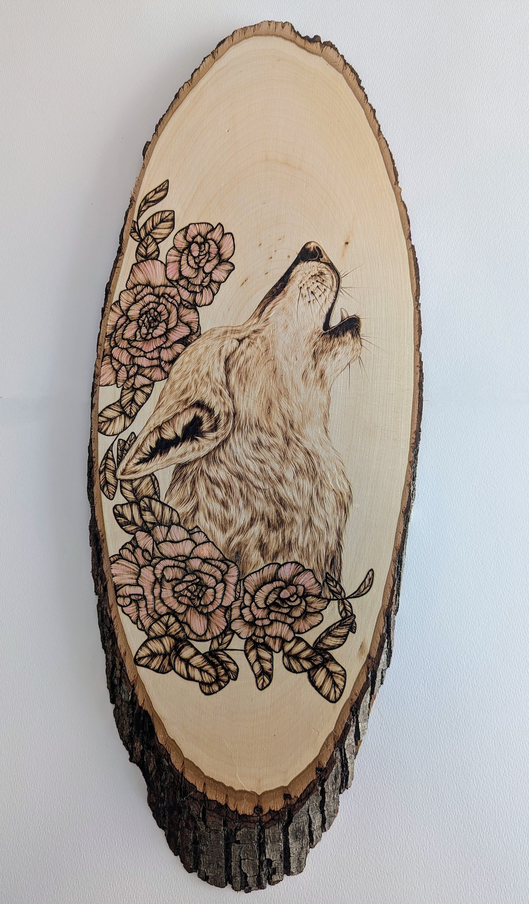 Wolf Wood Burning - Wood Burning - Pyrography - Etsy