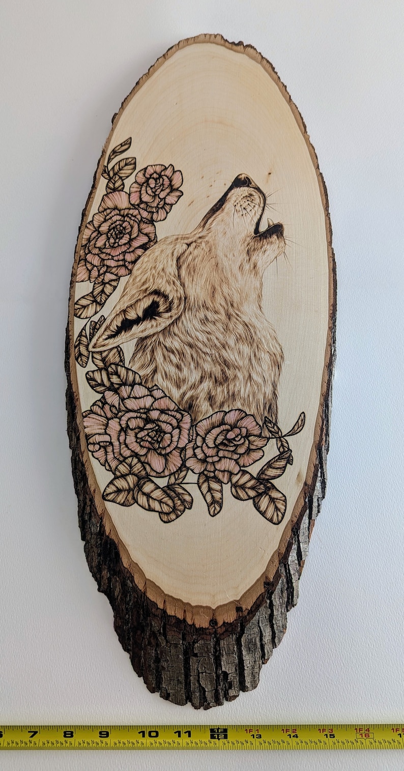 Wolf Wood Burning - Wood Burning - Pyrography - Etsy