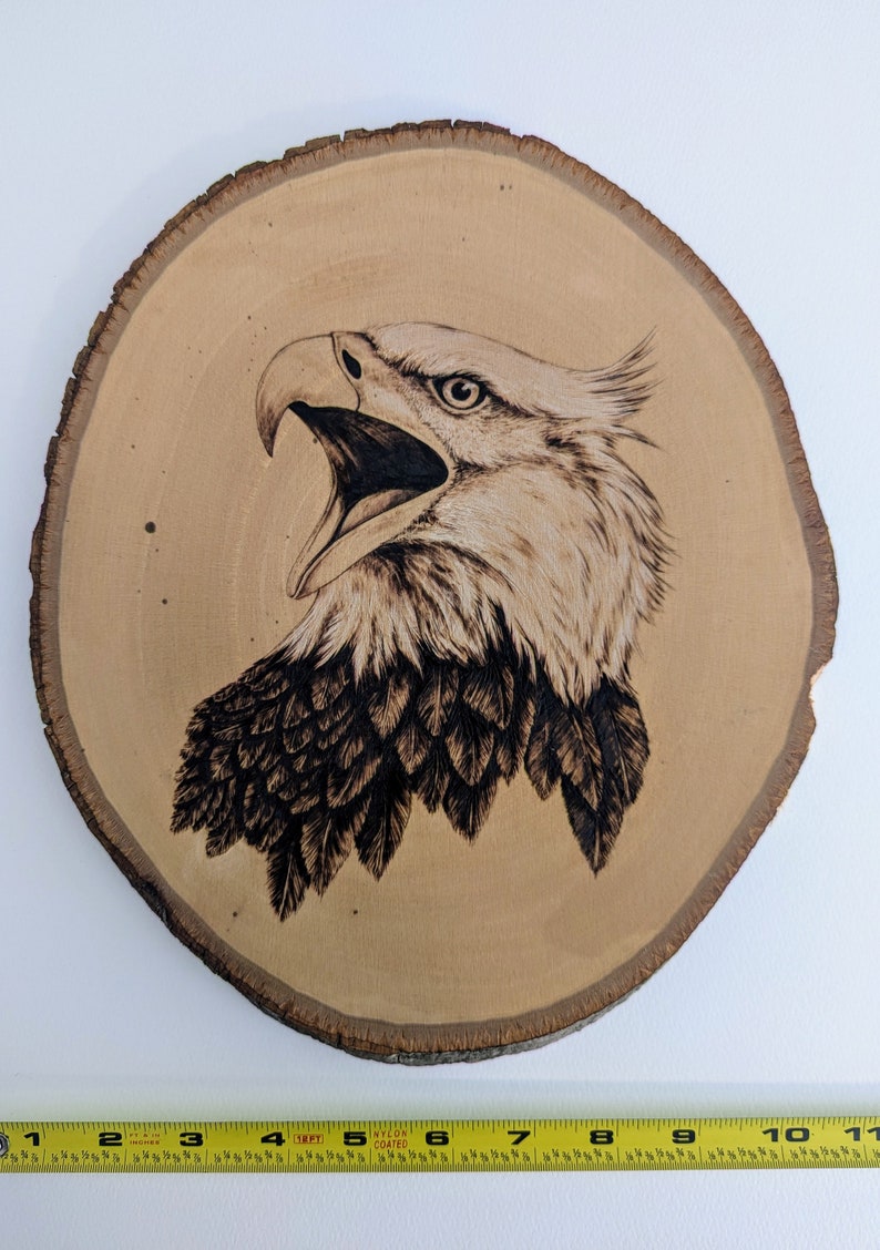 Eagle Wood Burning - Wood Burning - Pyrography - Etsy