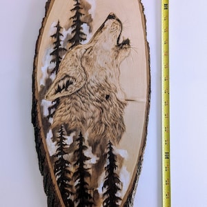 Wolf Wood Burning - Wood Burning - Pyrography - Etsy