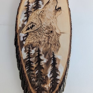 Wolf Wood Burning - Wood Burning - Pyrography - Etsy