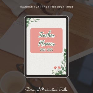 Teacher Planner 2024/2025, Digital Planner, iPad Planner, Printable ...