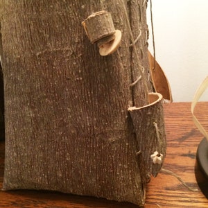 Bark Basket Vase Box Large With Birch Bark Pocket - Etsy