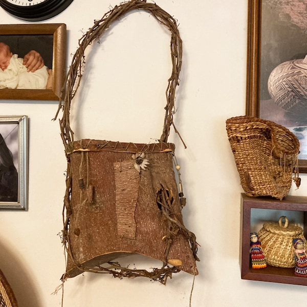 Birch Bark Basket - Etsy