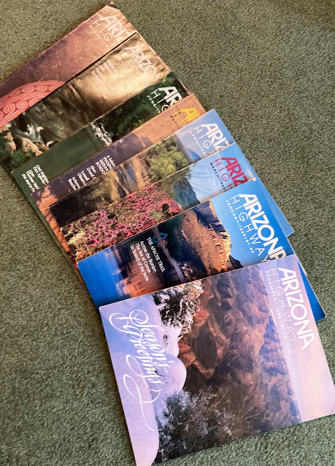 1986 & 1989 Vintage Arizona Highways Magazines - Etsy