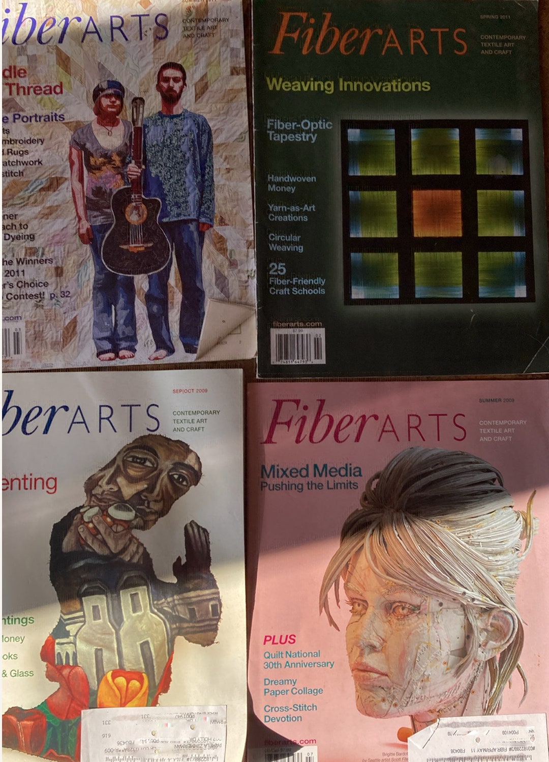 Fiber Arts Magazine, 2011 Through 2009 Out of Print - Etsy