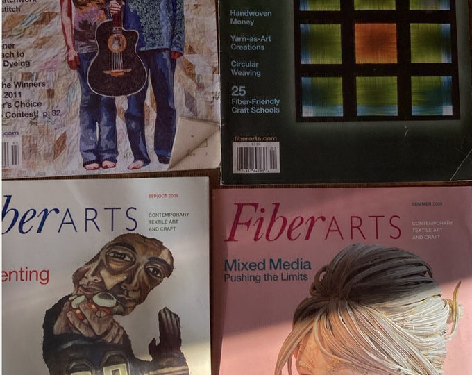 Fiber Arts Magazine, 2011 Through 2009 Out of Print - Etsy