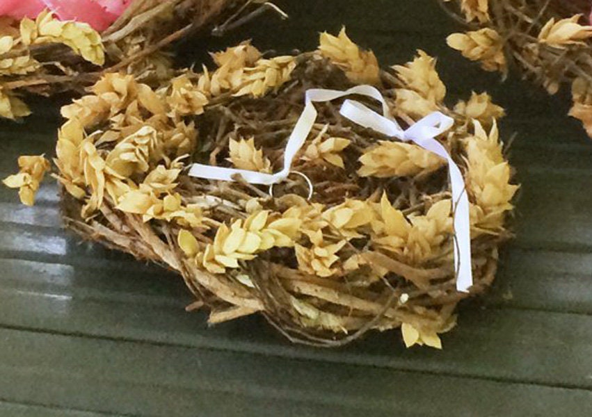 Hops Ring Bearer Beer Brewers Wedding Hops Hornbeam Eco - Etsy