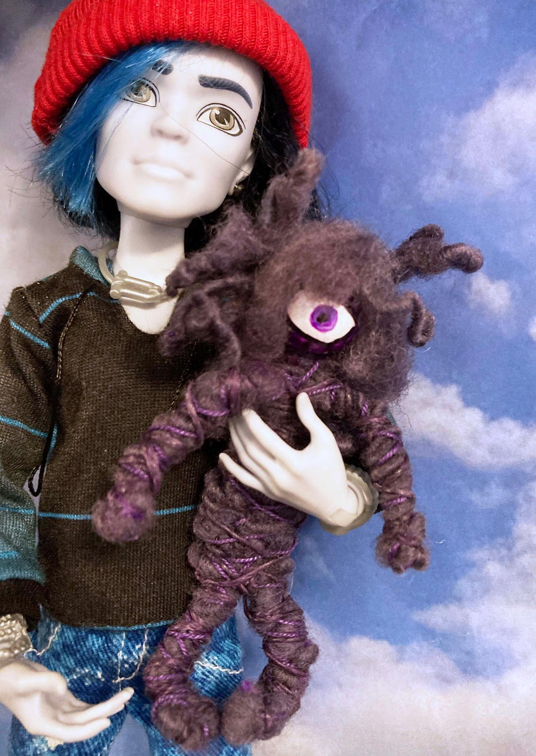 Tiny Rag Doll, One Eyed Alien, Purple People Eater, Cyclops, Primitive ...