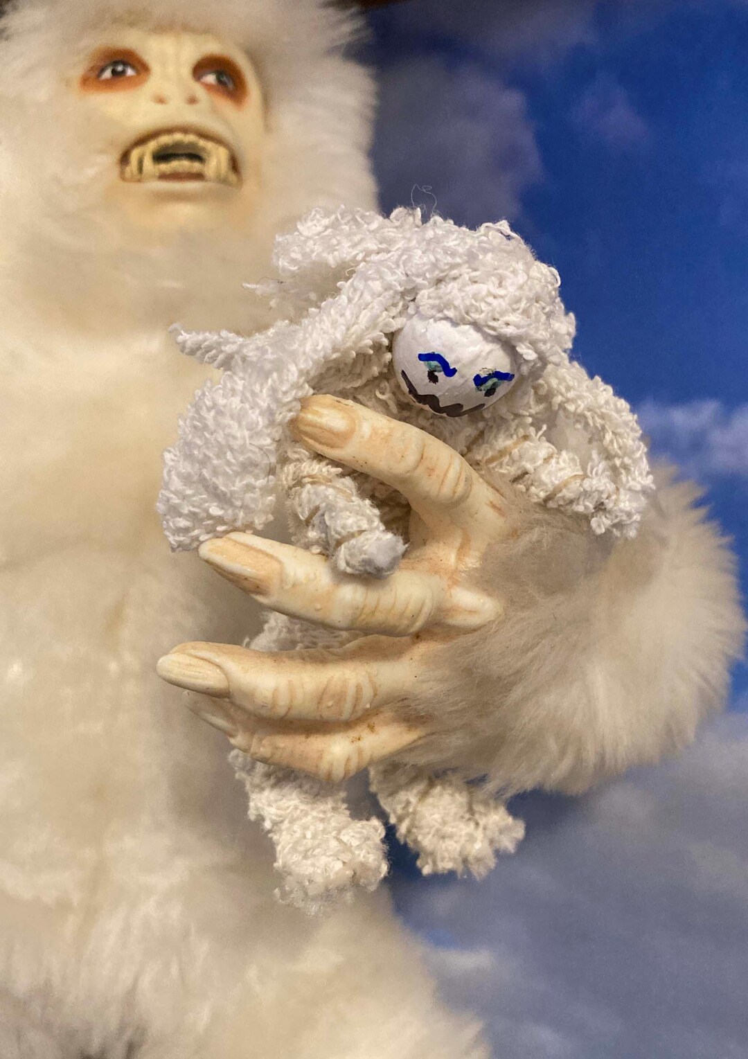 Tiny Rag Doll, Yeti, Abominable Snowman, Primitive Figure - Etsy