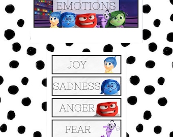 Emotion Check in Emotional Regulation School Inside Out Characters ...