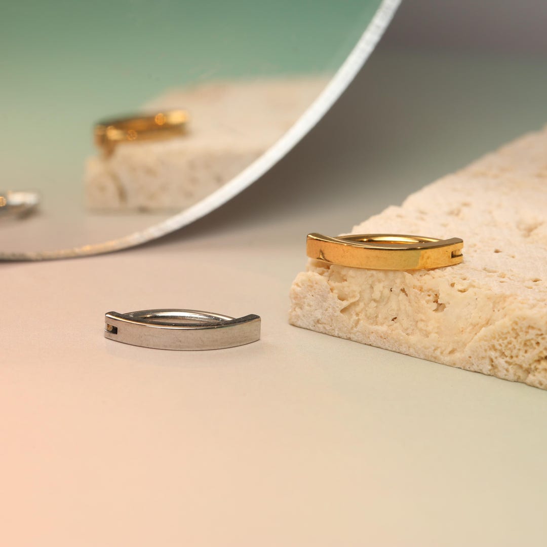 Fashion Simple Belly Button Buckle Gold Belly Button Piercing Belly ...