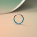 Blue Opal Septum Piercing Nasal Septum Piercing Ring Nose Ring Septum ...