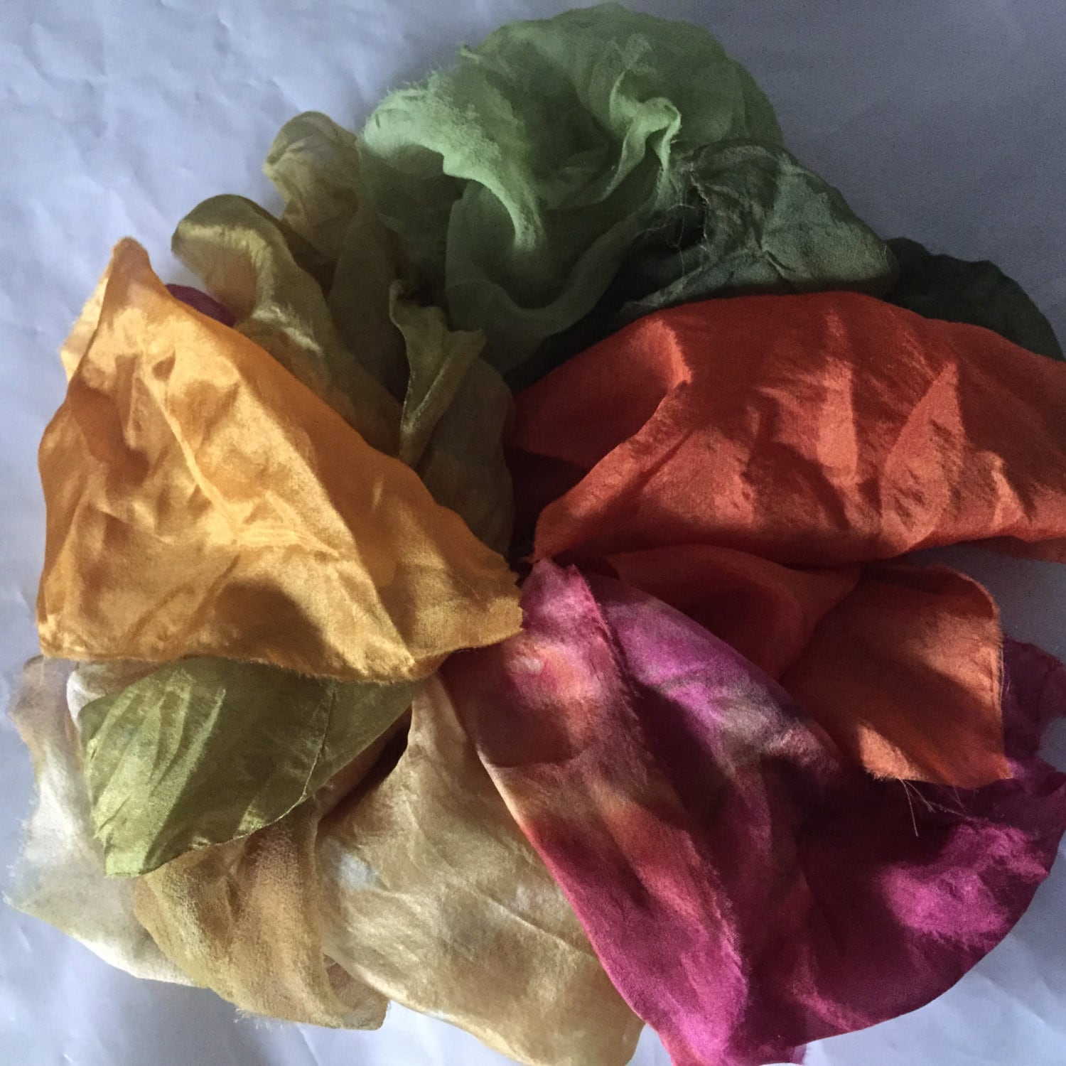 Silk Chiffon Fabric Scraps Silk Gauze - Etsy