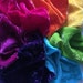 Hand Dyed Silk Velvet Color Wheel - Etsy