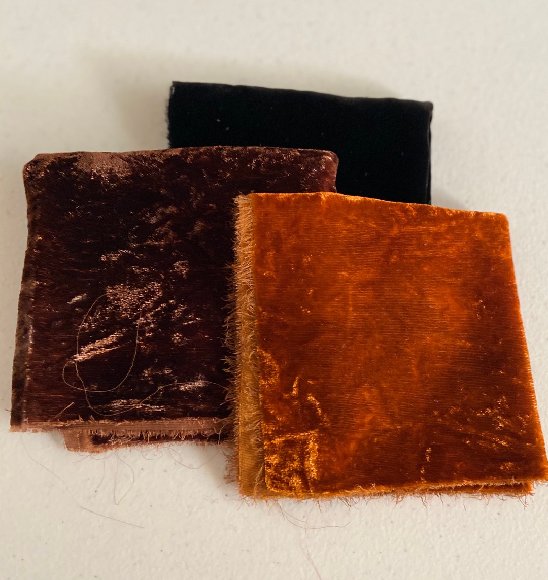 Velvet Hand Dyed, Silk Velvet Fabric - Etsy
