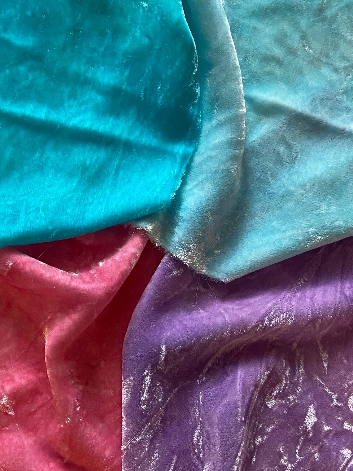 Silk Velvet Fabric Hand Dyed Velvet - Etsy