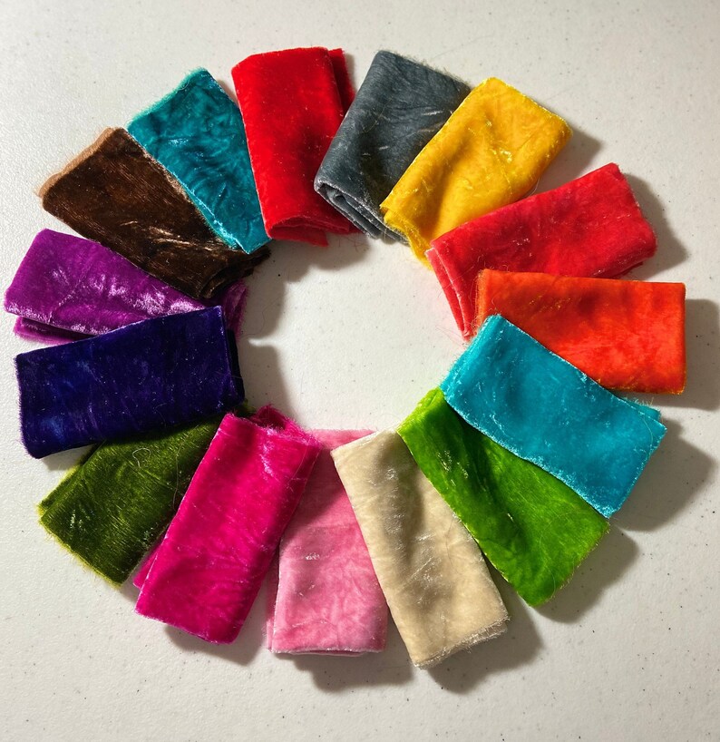 Silk Velvet Fabric Hand Dyed Silk Velvet - Etsy