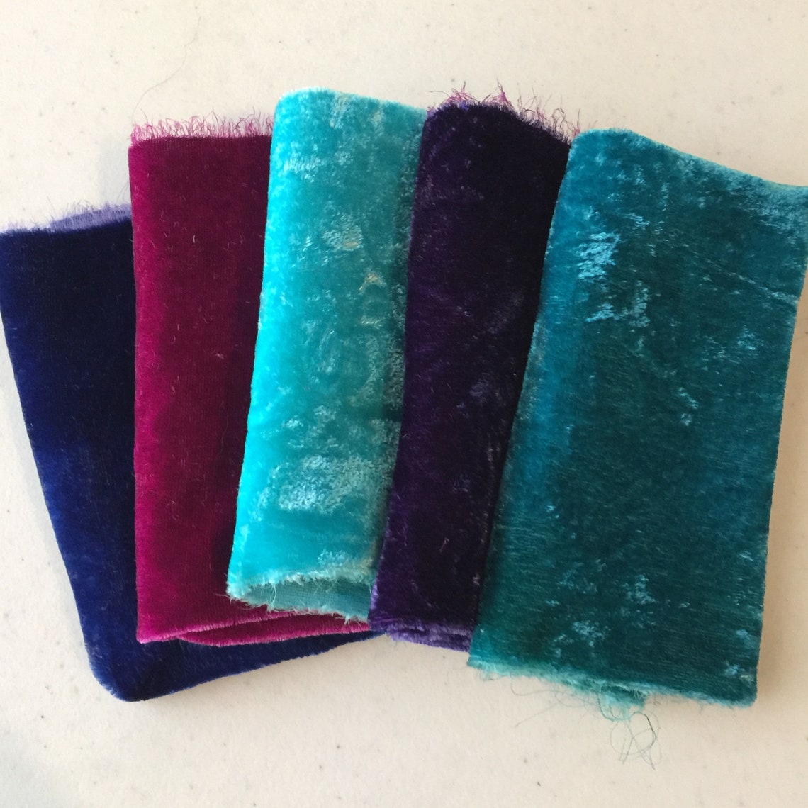 Hand Dyed Silk Velvet | Etsy