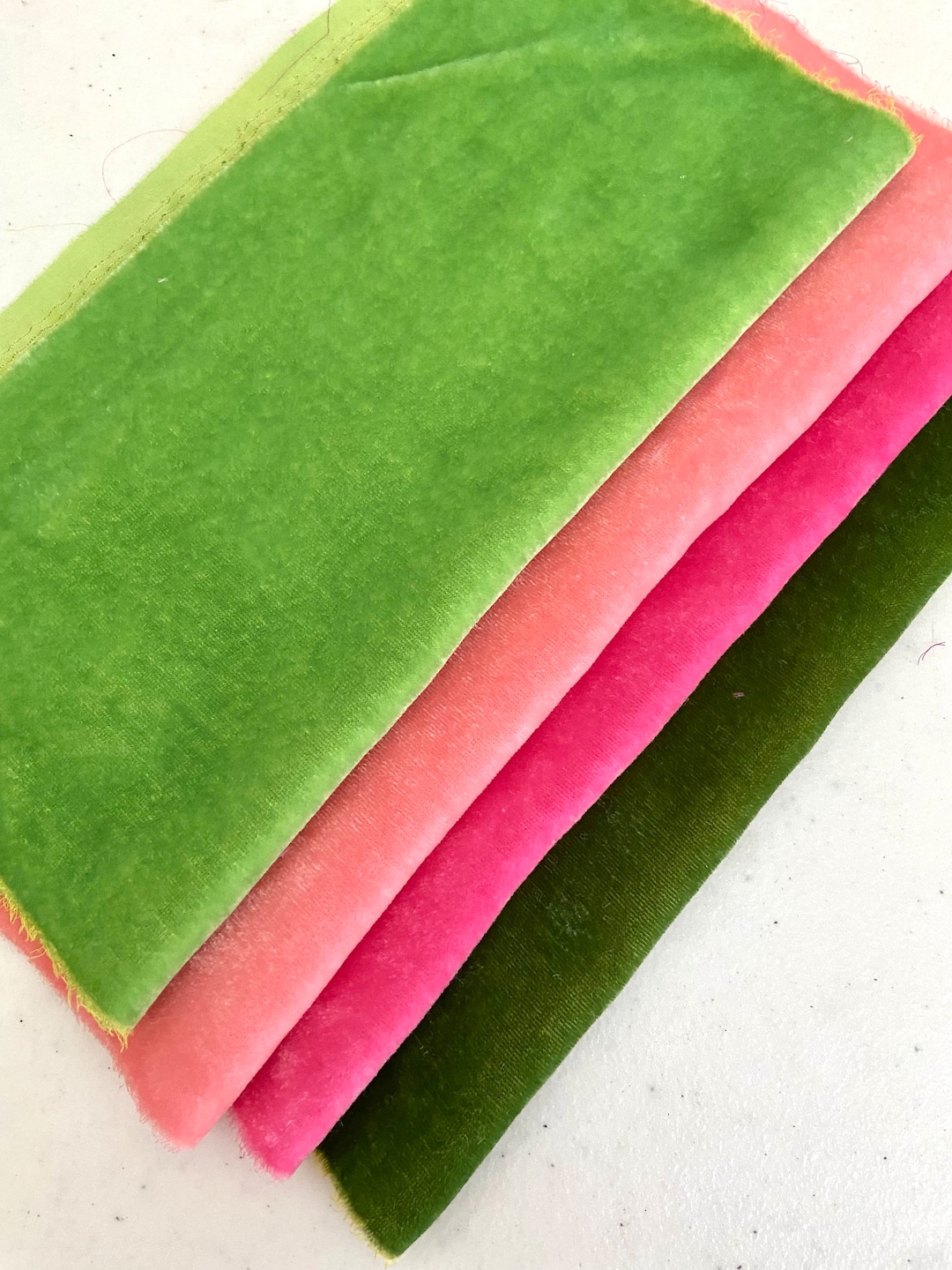 Silk Velvet Fabric, Hand Dyed Velvet - Etsy