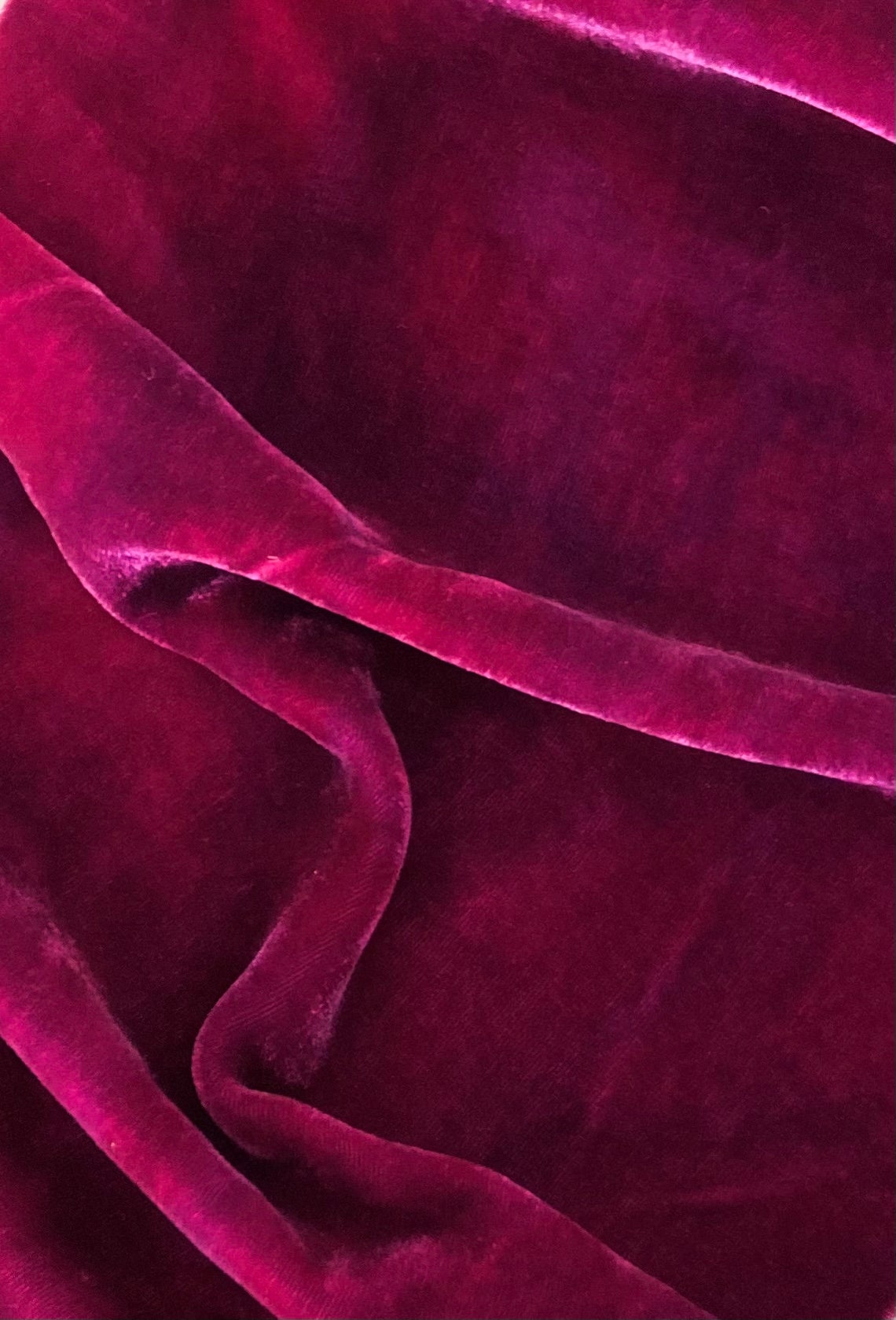 Silk Velvet Fabric Hand Dyed Velvet Bright Multi Color Velvet - Etsy