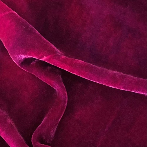 Silk Velvet Fabric Hand Dyed Silk Velvet - Etsy