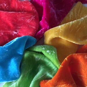 Silk Velvet Fabric, Hand Dyed Velvet - Etsy
