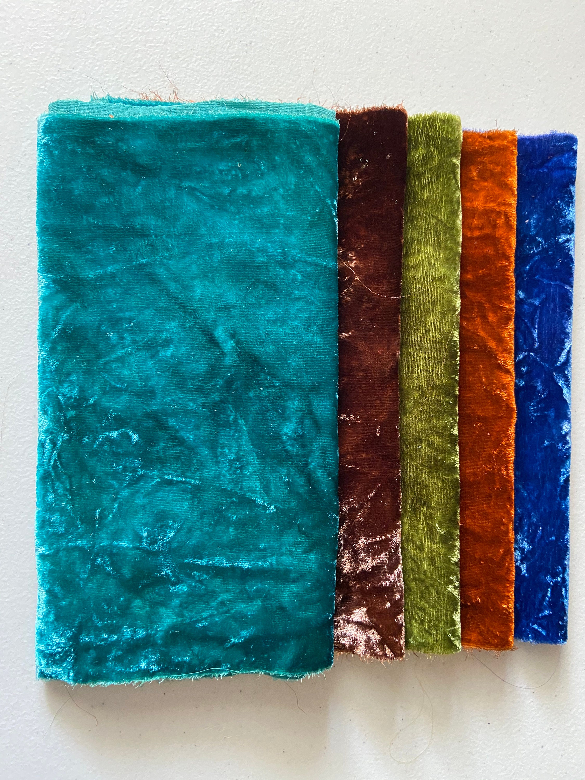 Hand Dyed Silk Velvet | Etsy