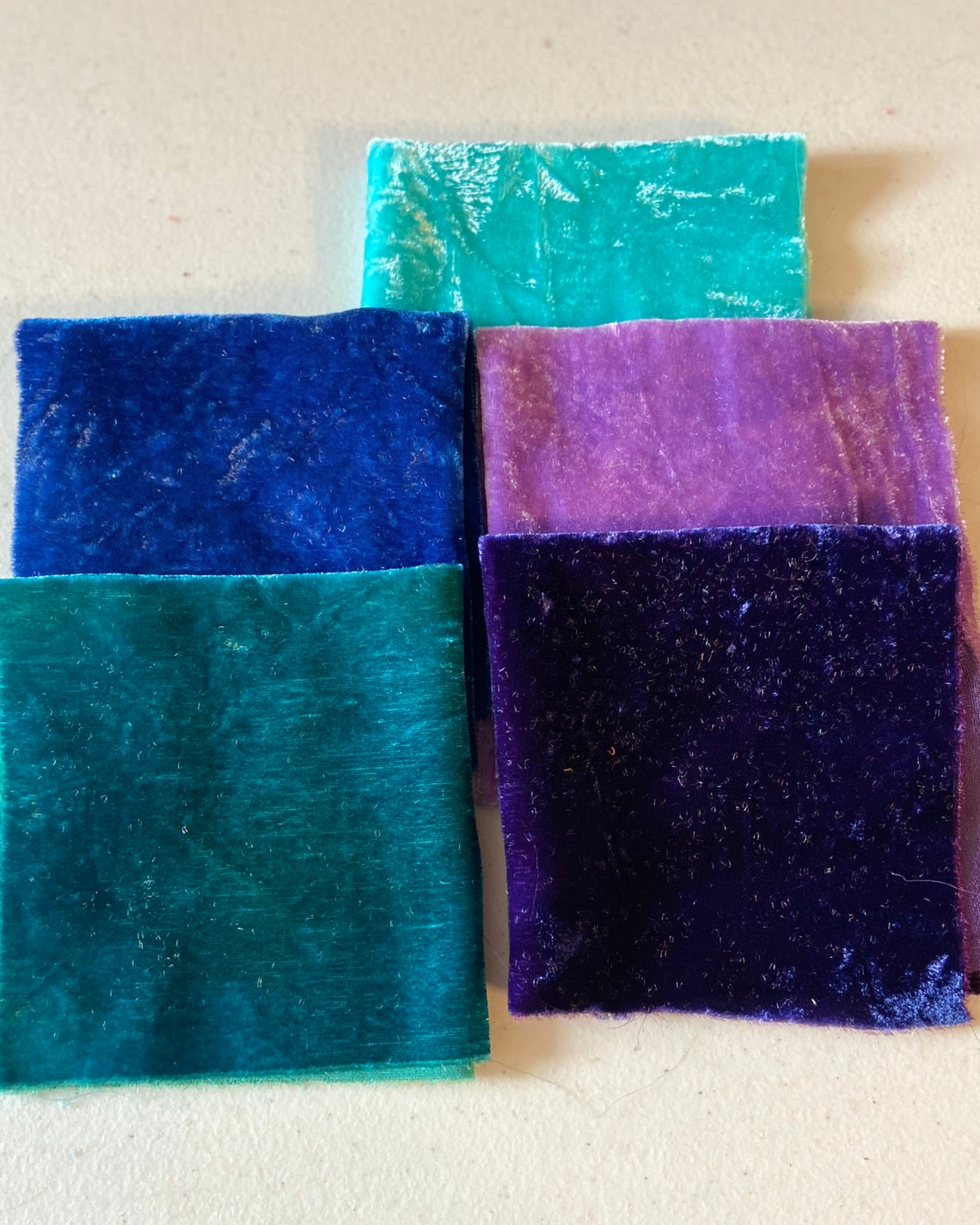 Hand Dyed Silk Velvet | Etsy