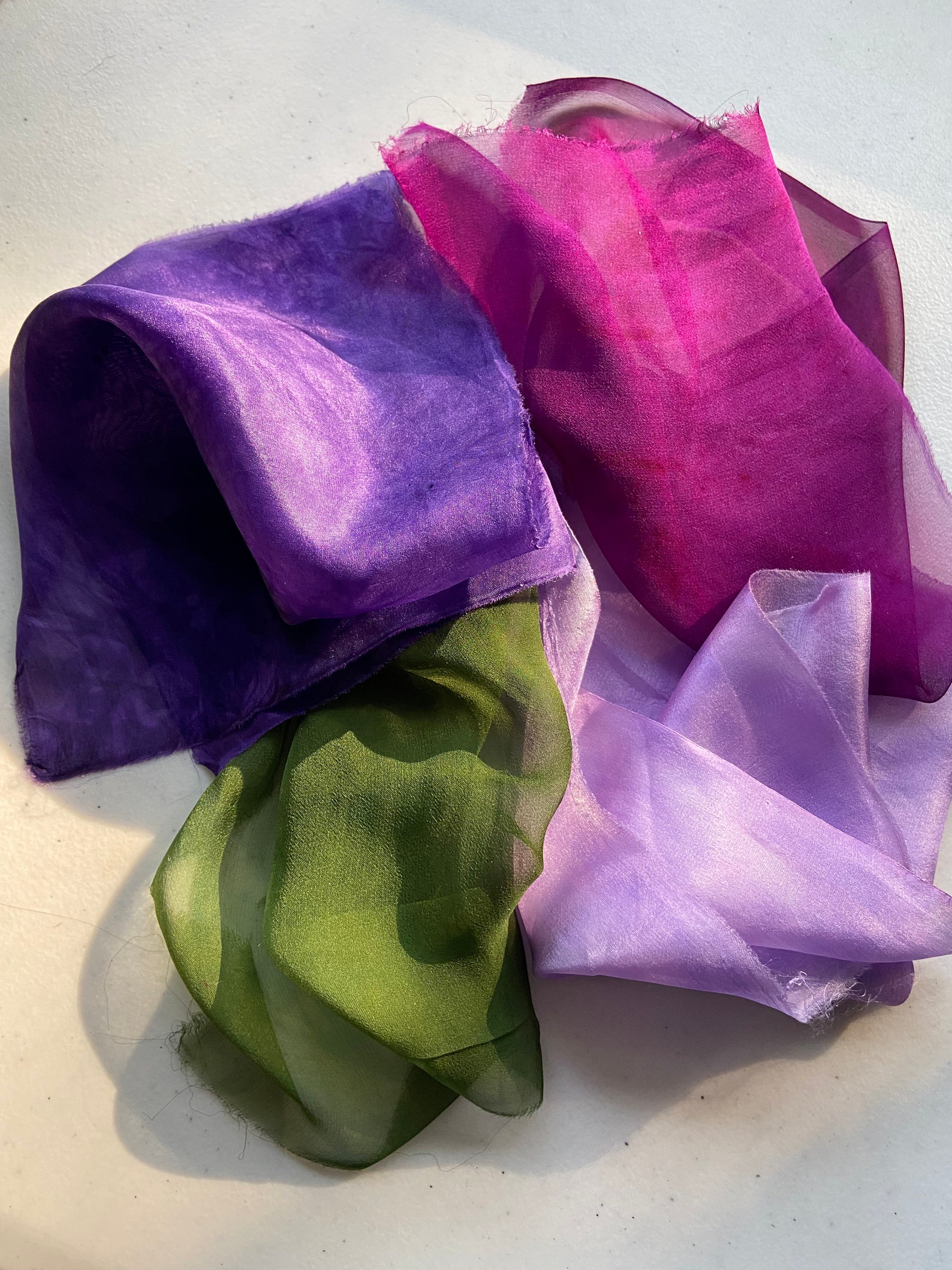 Silk Fabric Scraps Silk Gauze - Etsy