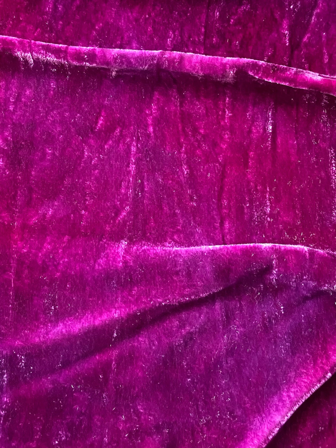 Silk Velvet Fabric, Hand Dyed Silk Velvet - Etsy