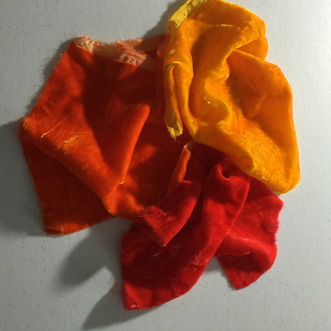 Hand Dyed Silk Velvet - Etsy