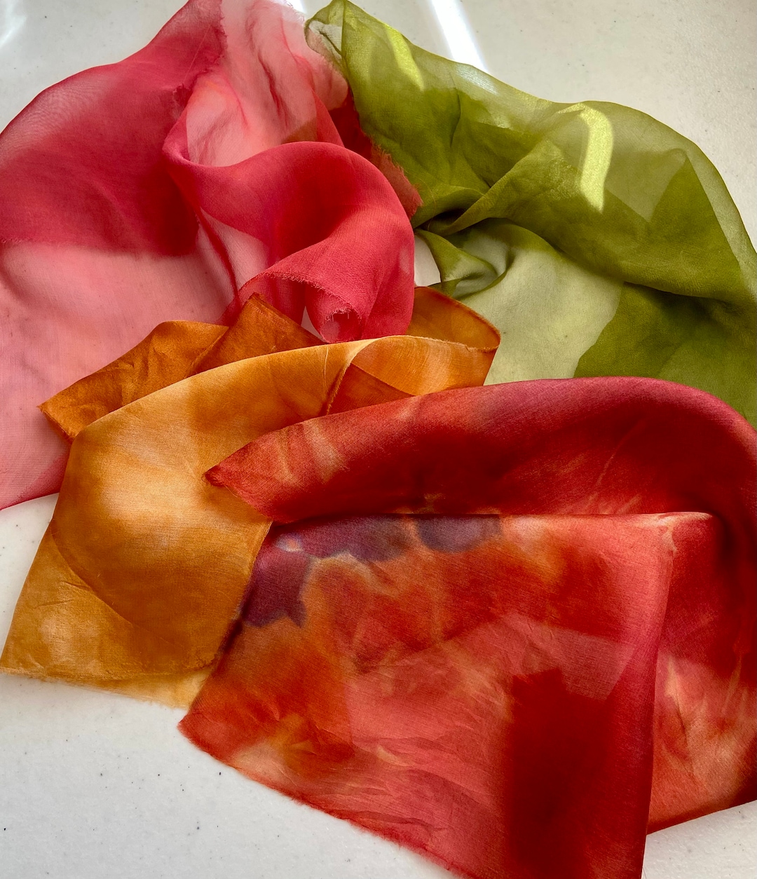Silk Fabric Scraps Lightweight Silk Gauze Craft Fabric Nuno Felting - Etsy